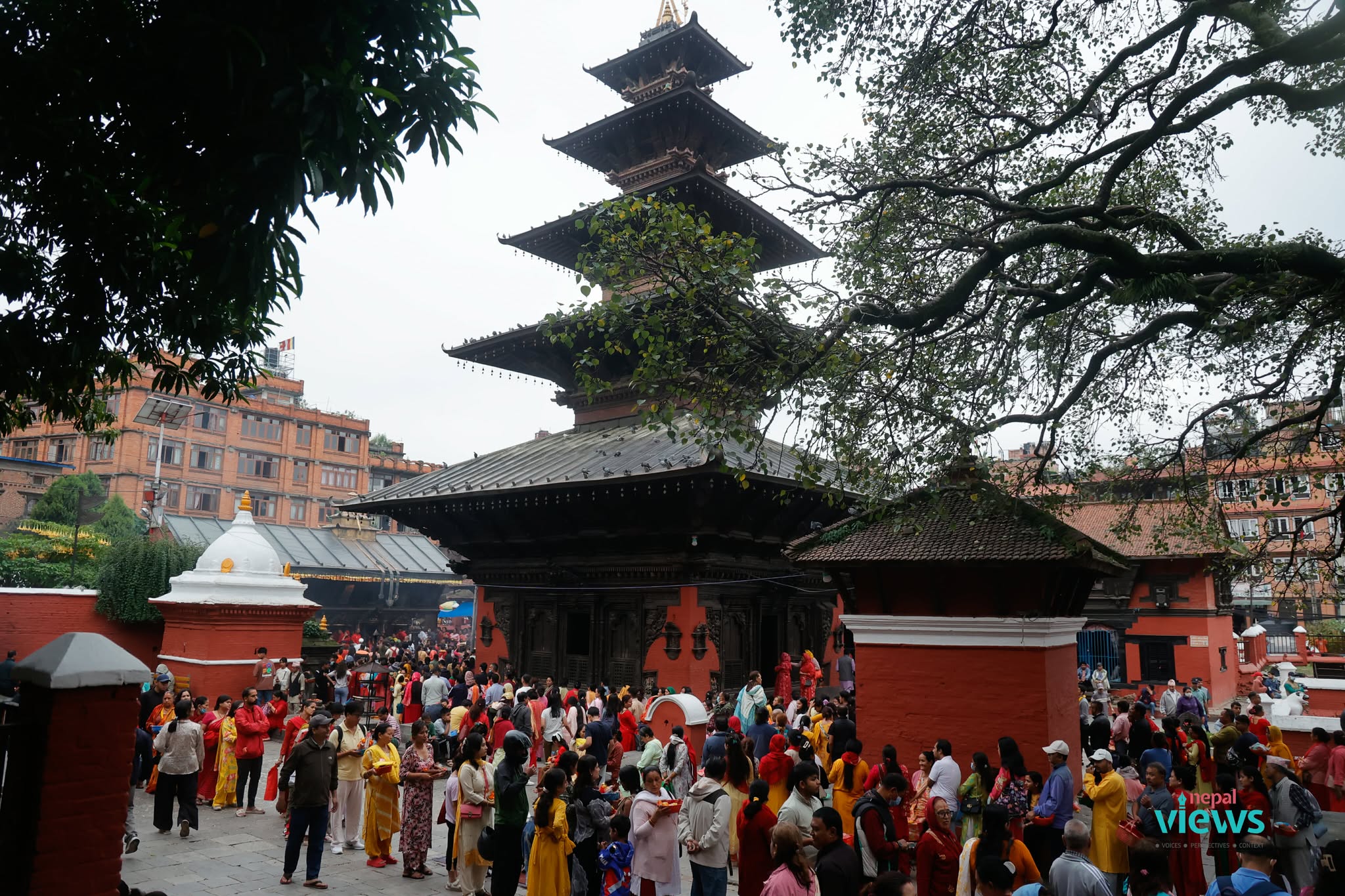 Fourth day of Dashain: Devotees throng Banglamukhi temple (Photos) | Nepal Views: Voices ...