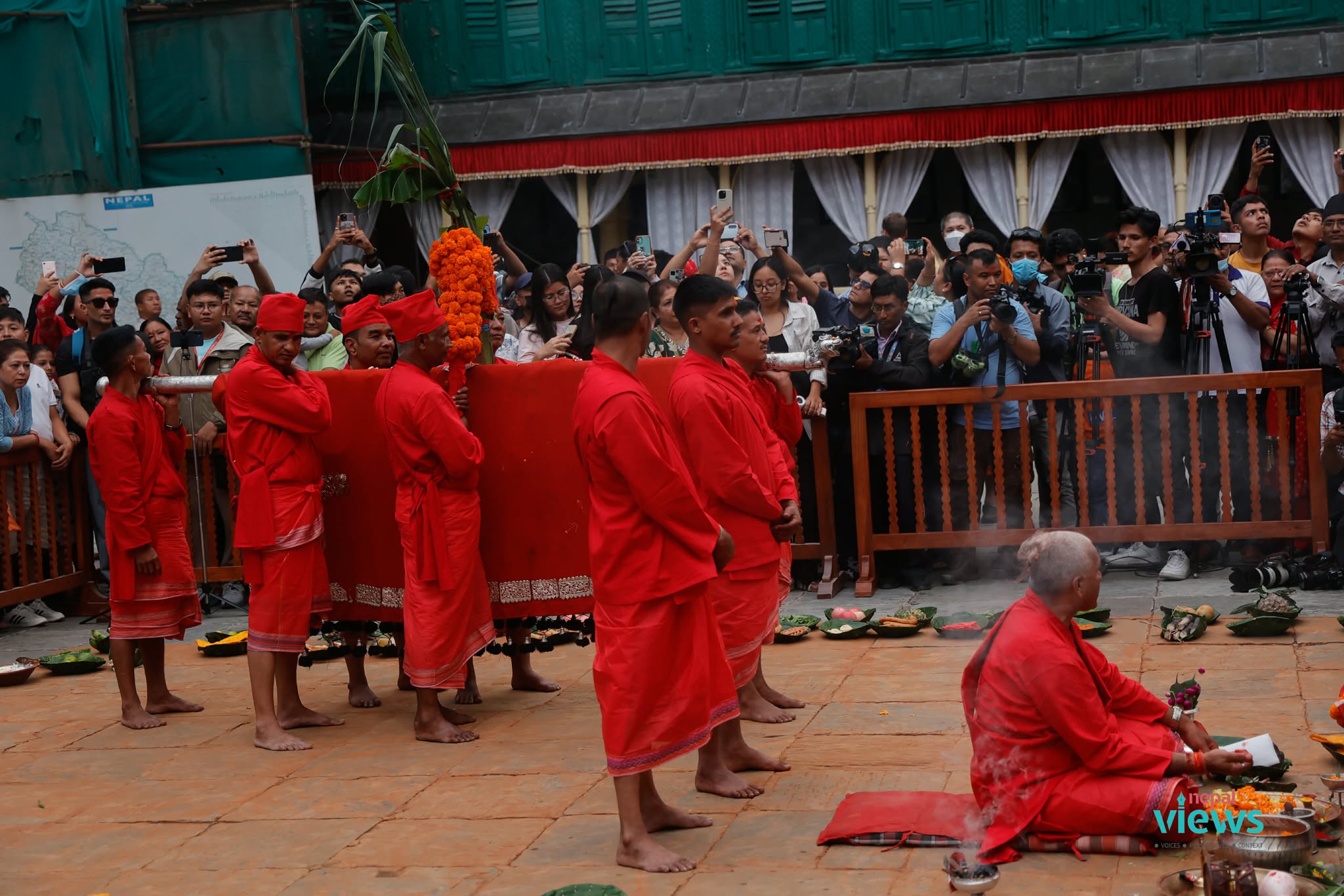 Fulpati in Hanumandhoka's Dashain Ghar (Photos) | Nepal Views: Voices, Perspectives, Context ...