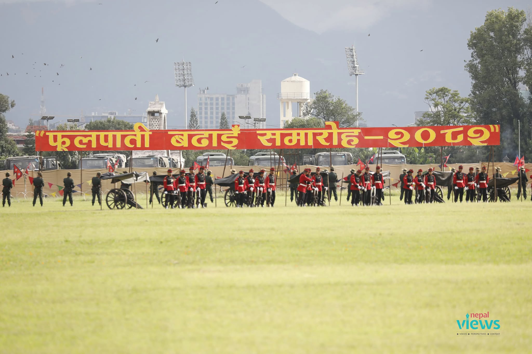 Nepal Army marks Fulpati with traditional Parade in Tundikhel (Photo ...