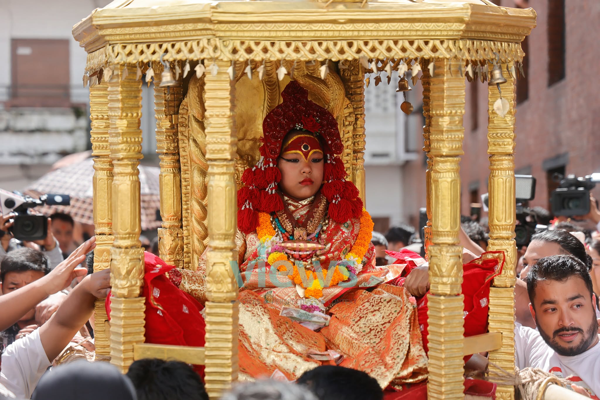 Aryatara Shakya enthroned as Kumari (Photos) | Nepal Views: Voices ...