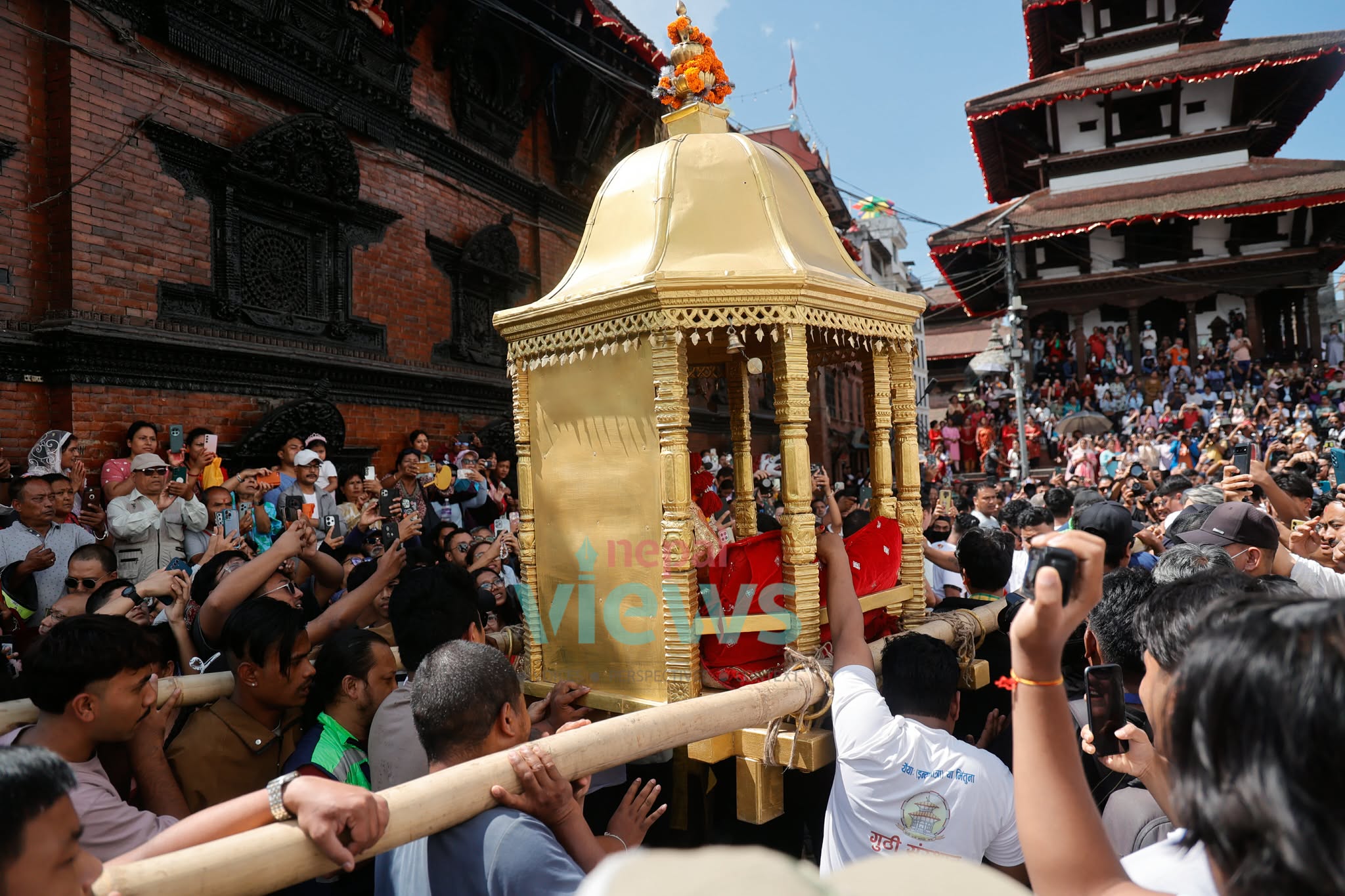 Aryatara Shakya enthroned as Kumari (Photos) | Nepal Views: Voices ...
