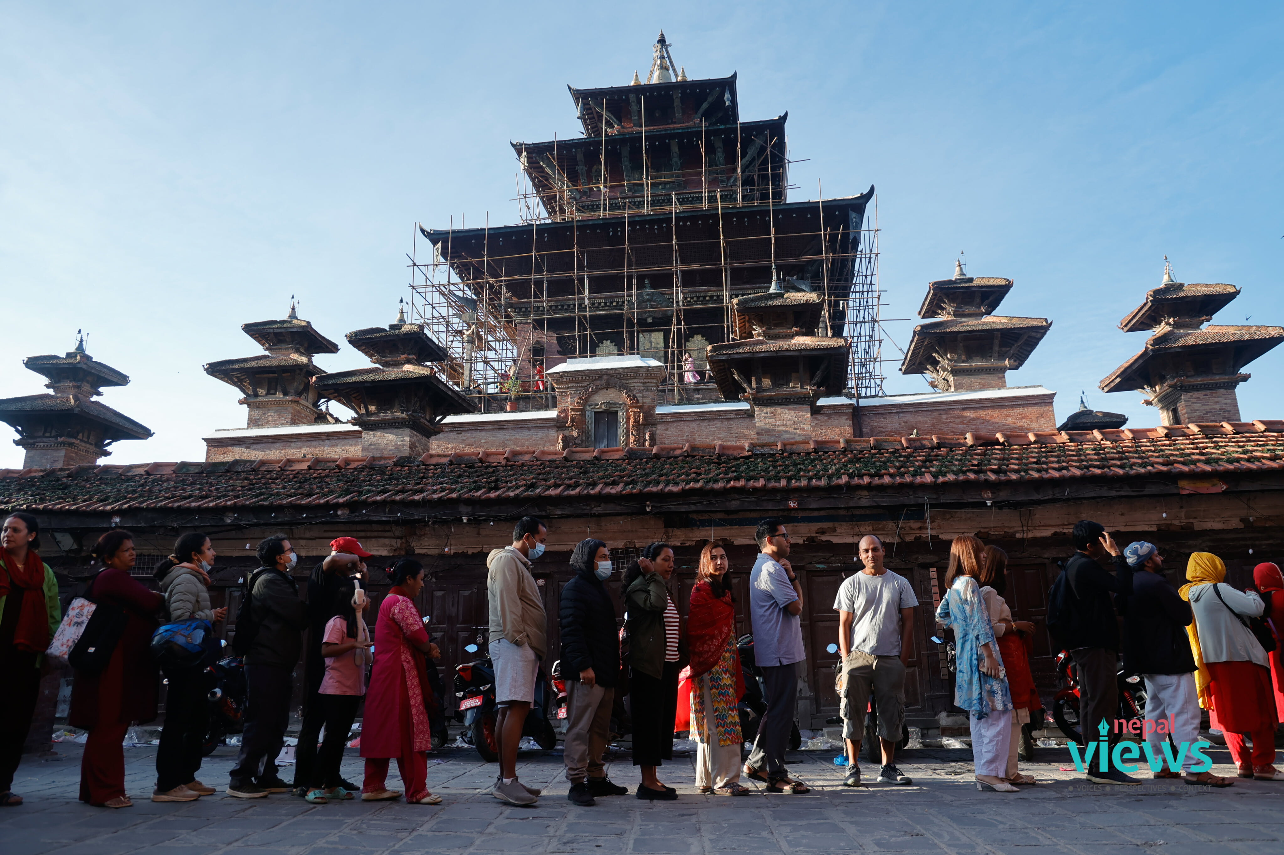 Devotees flock to Taleju Bhawani Temple (Photos) | Nepal Views: Voices ...