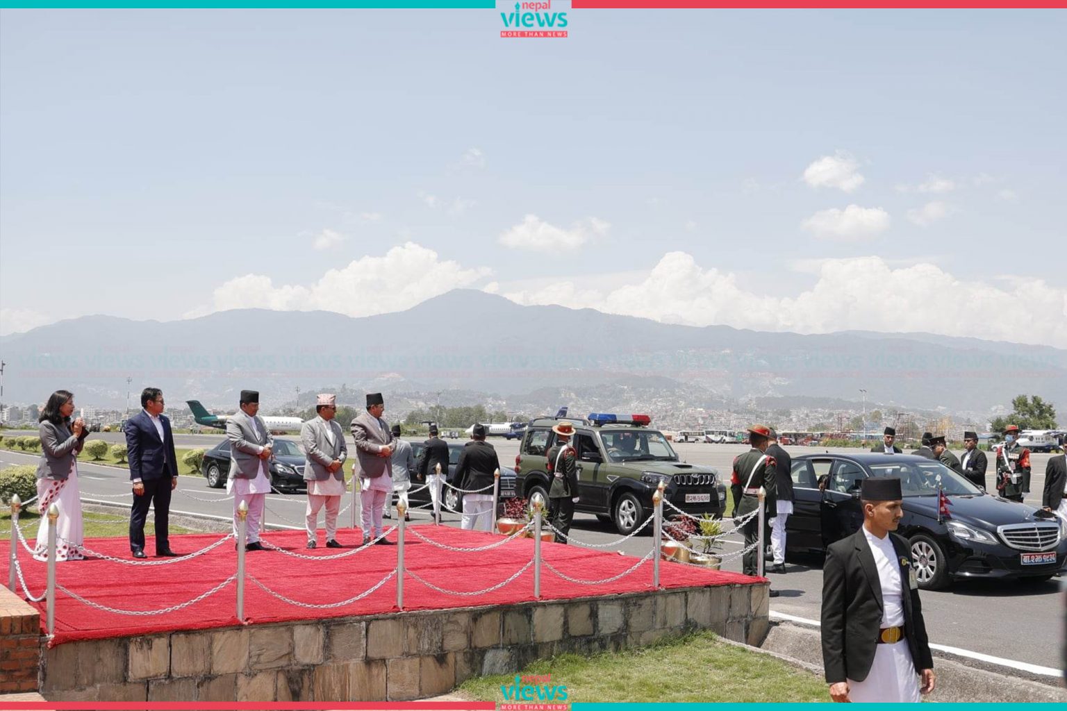 PM Dahal departs for India (Photo Feature) | Nepal Views: Voices ...