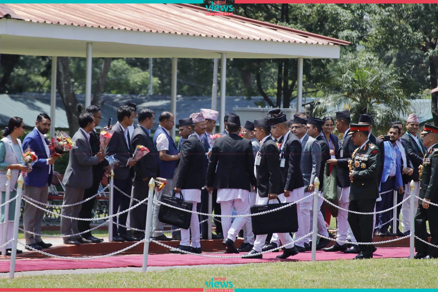 PM Dahal departs for India (Photo Feature) | Nepal Views: Voices ...