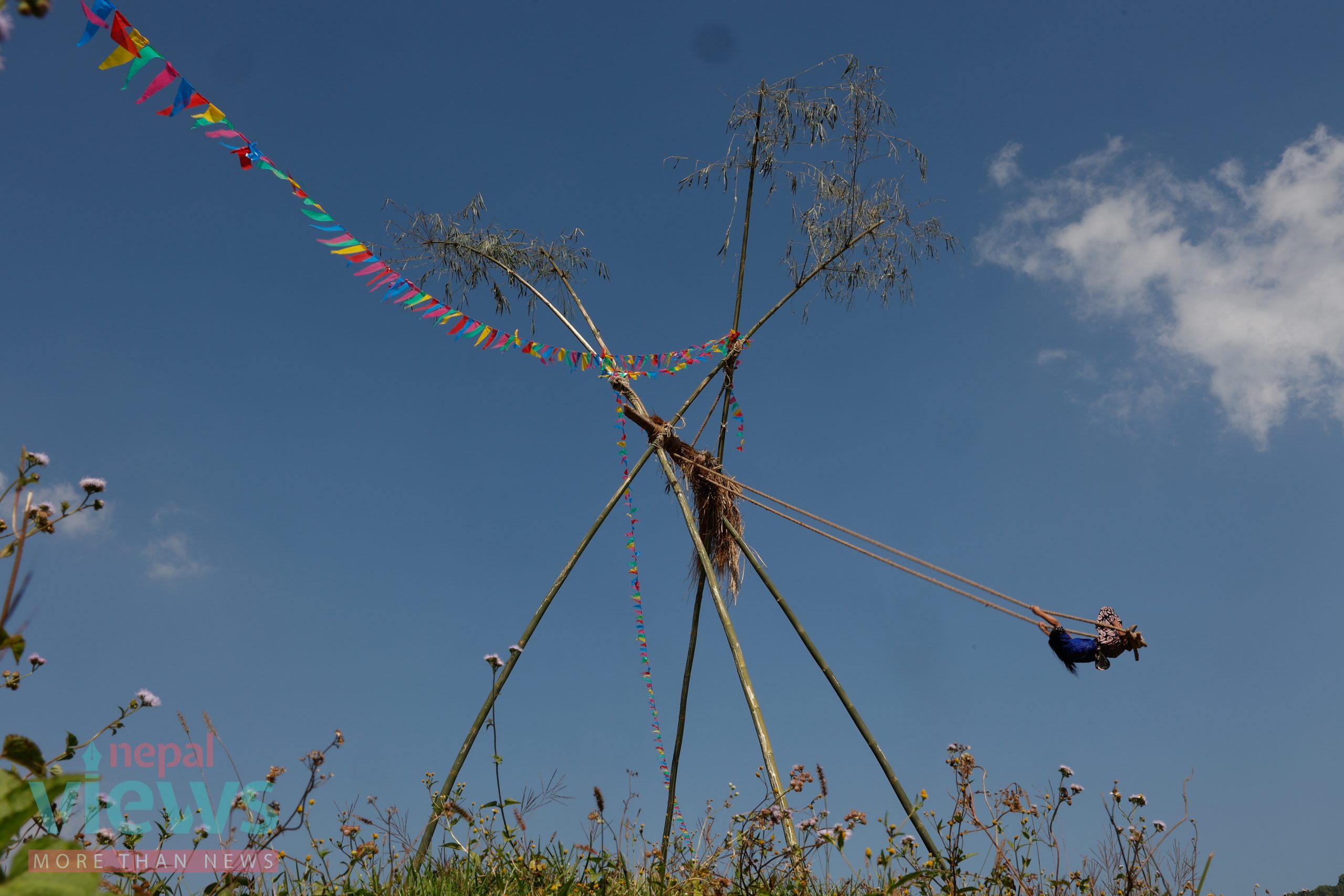 People enjoying Dashain Swing (Photo Feature) | Nepal Views: Voices ...