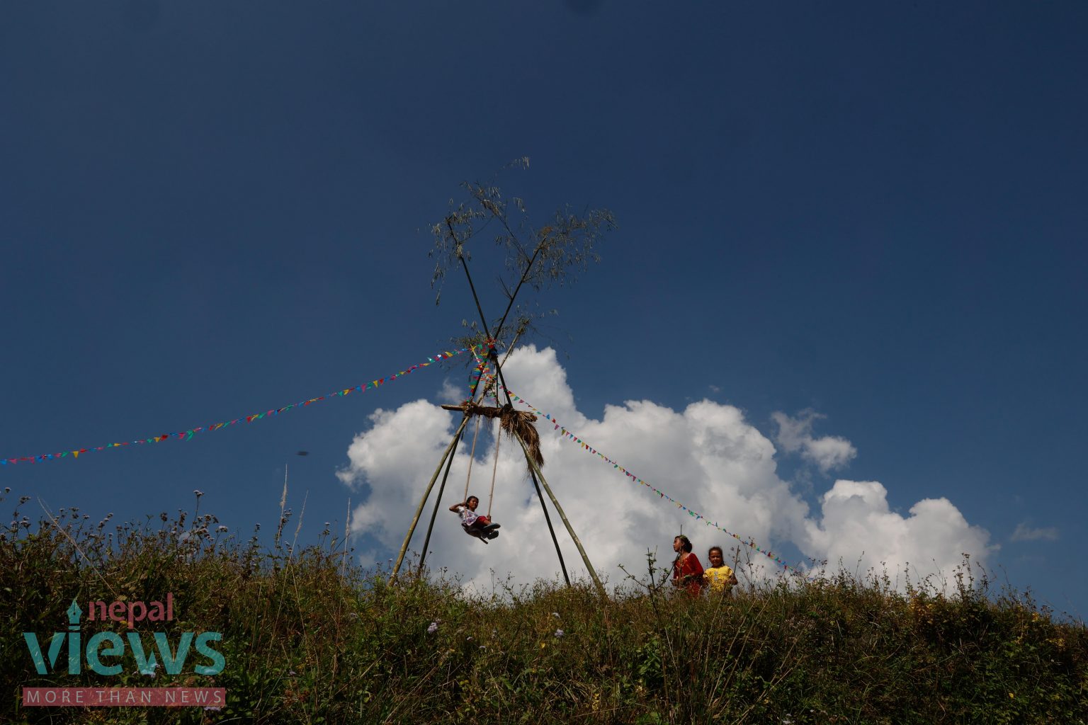 People enjoying Dashain Swing (Photo Feature) | Nepal Views: Voices ...