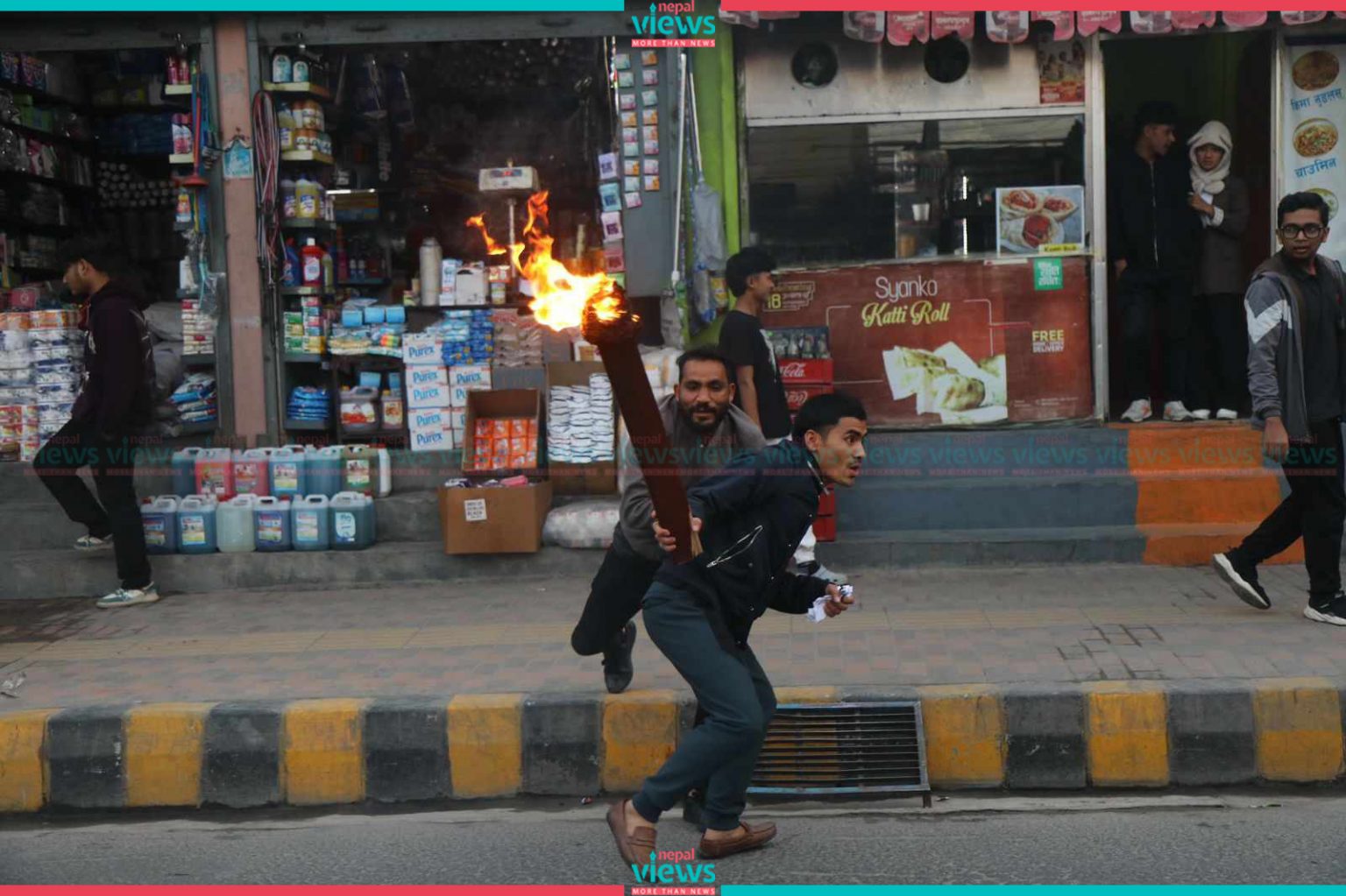 Student Unions' torch rally to protest against death of 2 EPS students ...