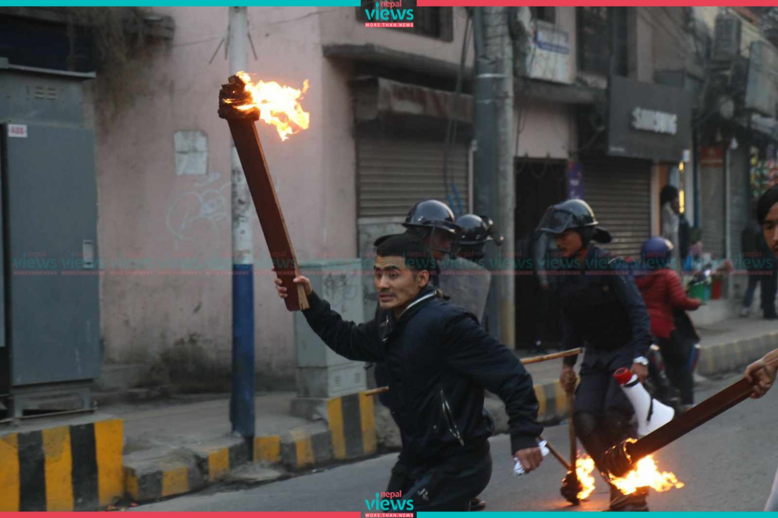 Student Unions' torch rally to protest against death of 2 EPS students ...
