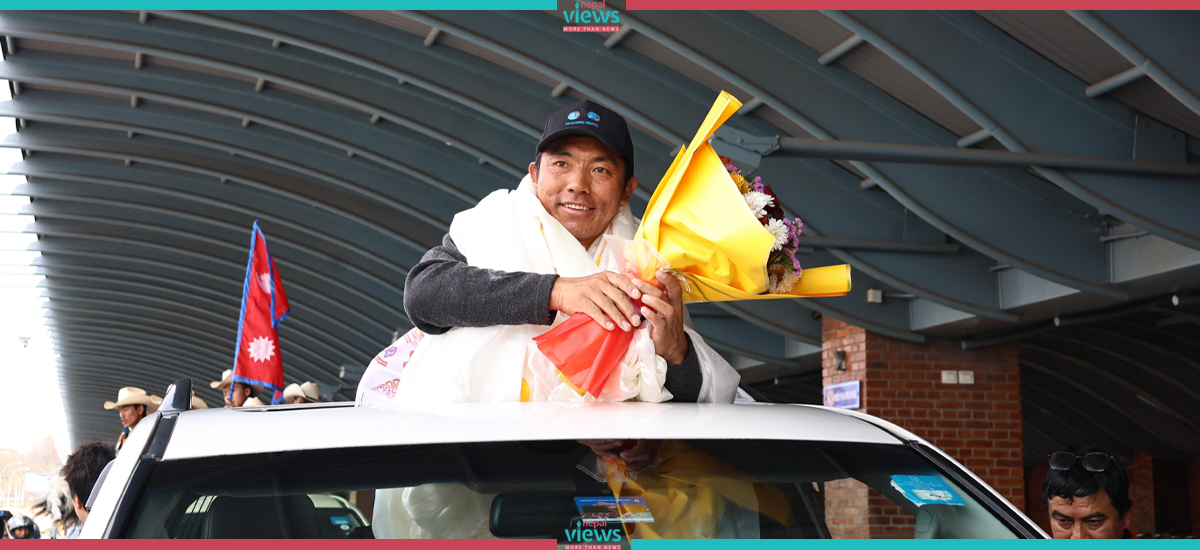 Grand welcome for mountaineer Mingma G Sherpa (Photos) | Nepal Views ...