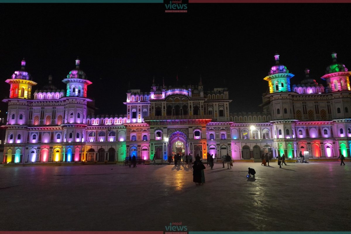 Janaki Temple: Remarkable blend of Hindu, Mughal, and Rajasthani ...
