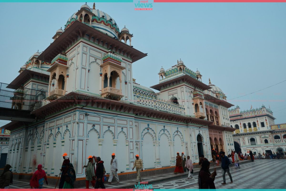 Janaki Temple: Remarkable blend of Hindu, Mughal, and Rajasthani ...