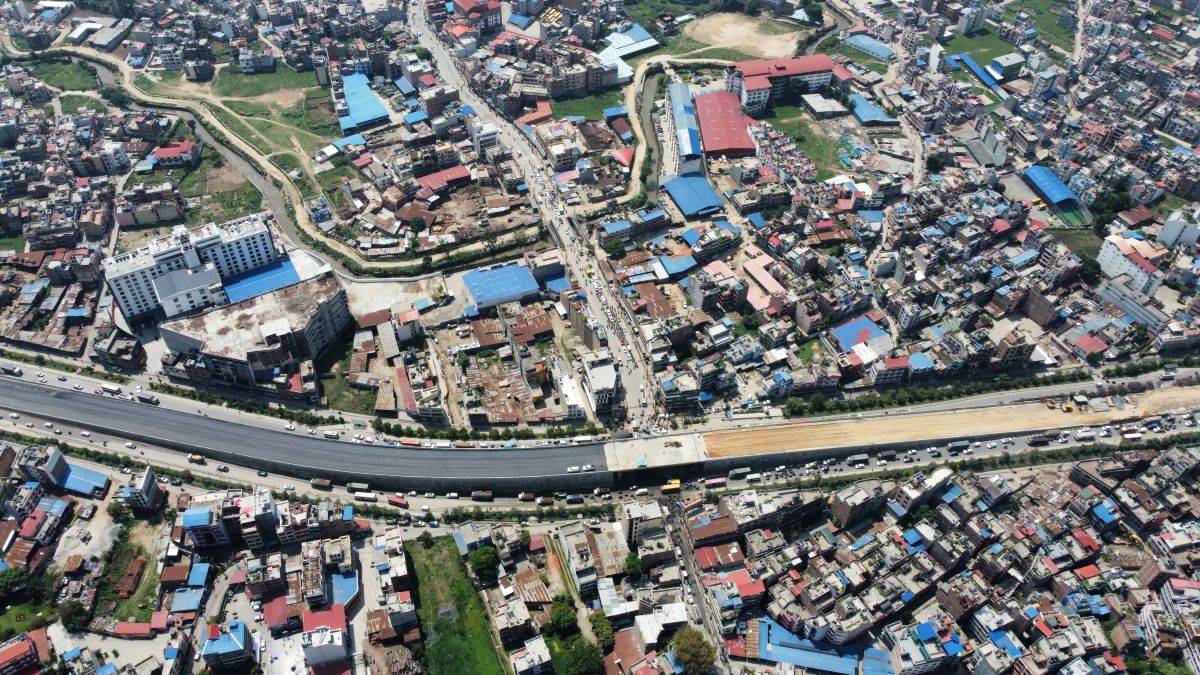 Gwarko overpass reaches its final phase (Photos) | Nepal Views: Voices ...