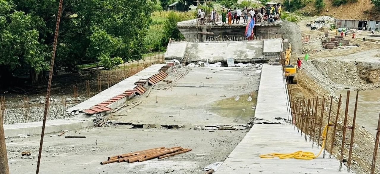 Under-construction bridge in Ramechhap collapses before completion ...