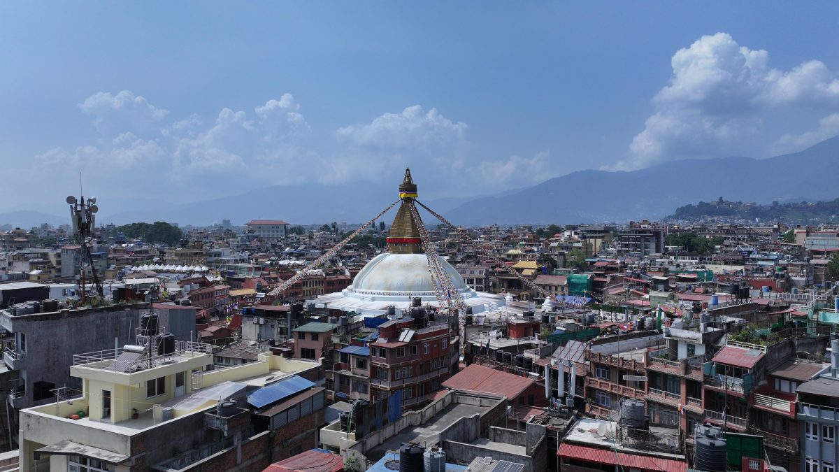 Aerial view of Boudhanath Stupa (Photos) | Nepal Views: Voices ...