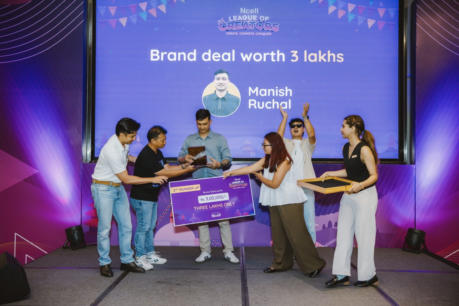Ncell ‘League of Creators’: Aman wins Ncell brand deal worth Rs. 1 ...